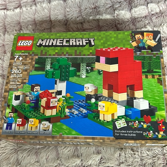 Lego | Toys | Lego Minecraft The Wool Farm 2153 Building Kit 26 Pieces ...